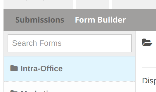 Creating a New Form – Legwork