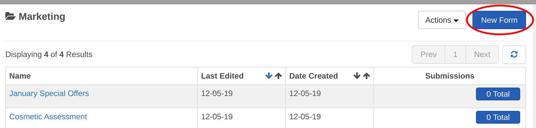 Creating a New Form – Legwork