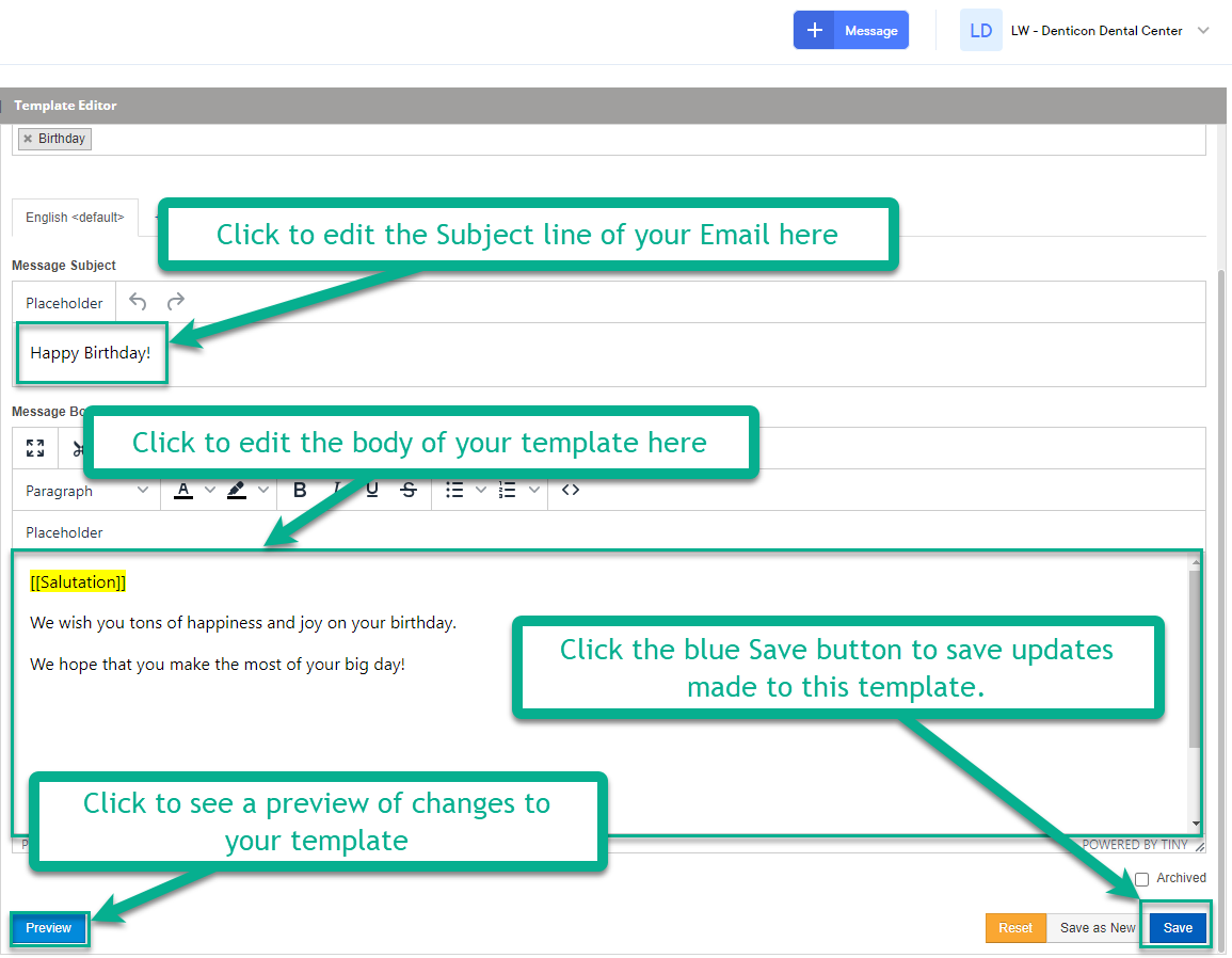 How do I edit a Text Message Template? – Legwork